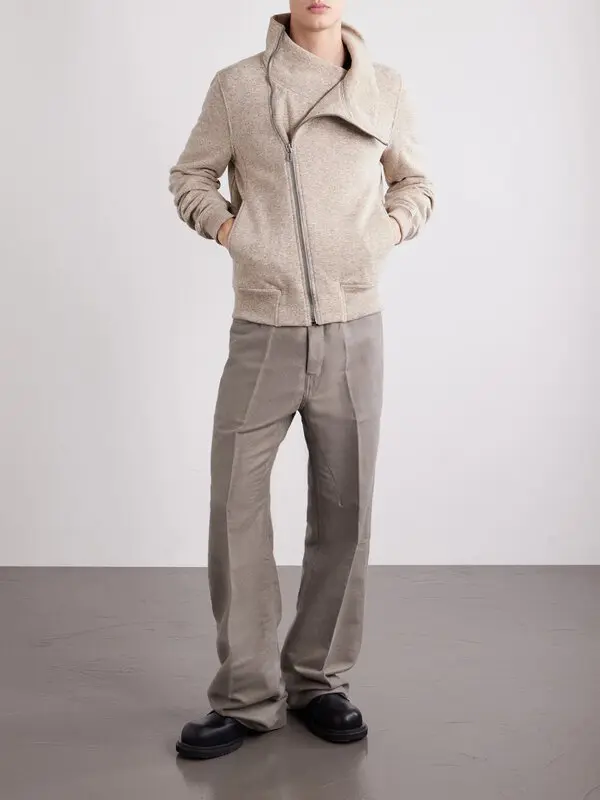 Rick Owens Bauhaus Zip-up Sweater - Neutrals