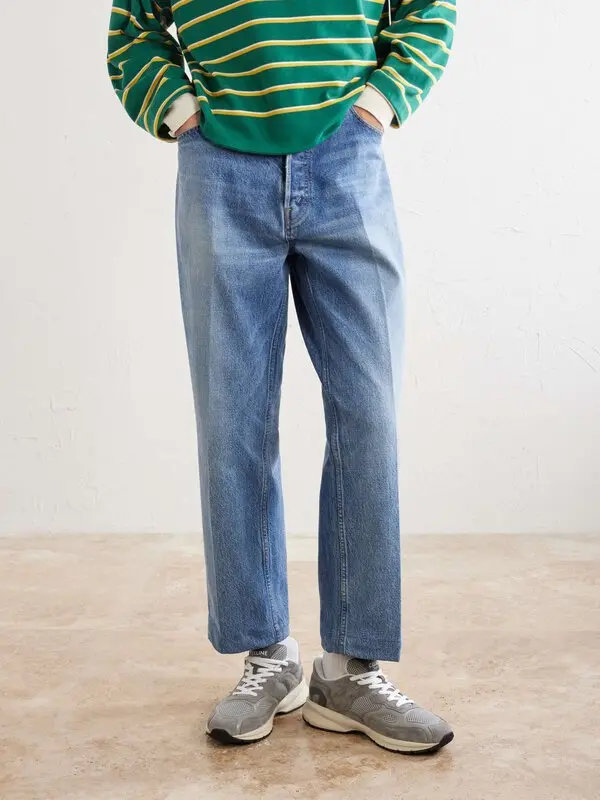 Celine Leather-trimmed Suede And Mesh Sneakers