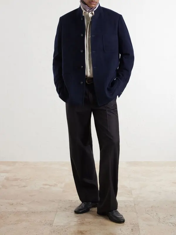Massimo Alba Bali Wool, Silk, And Cashmere-blend Jacket