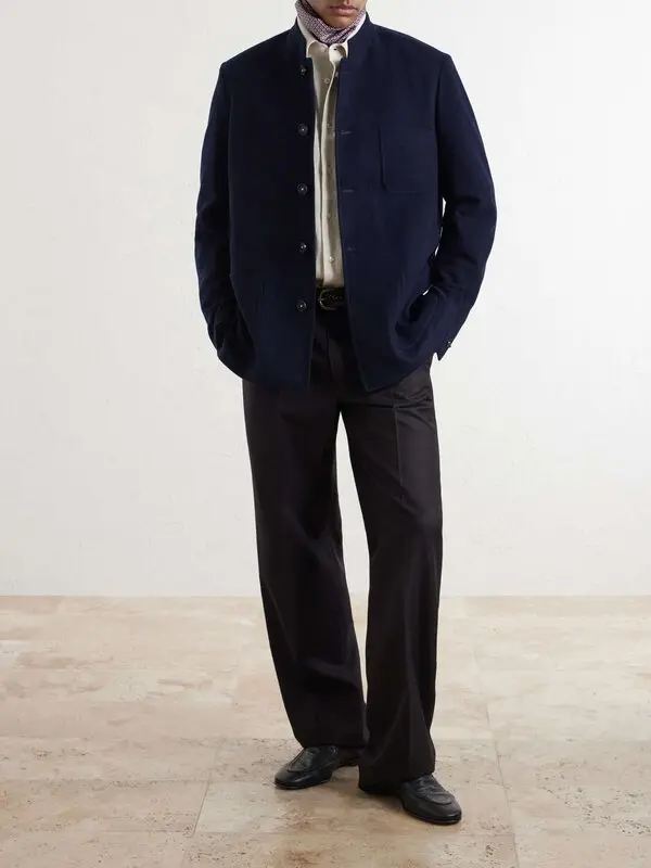 Massimo Alba Bali Wool, Silk And Cashmere-blend Jacket