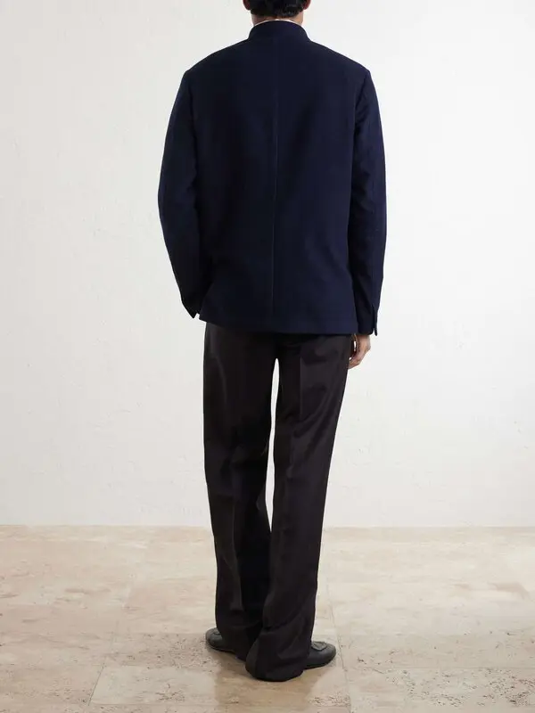 Massimo Alba Bali Wool, Silk And Cashmere-blend Jacket