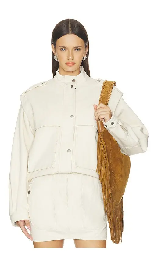 Isabel Marant Étoile Edany Jacket In Cream