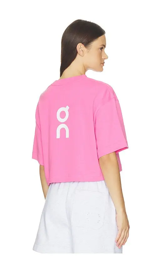 On Club Boxy T In Pink
