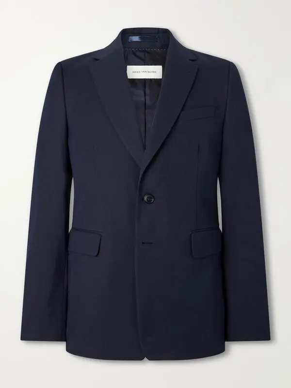 Dries Van Noten Kayno Cotton And Wool-blend Suit