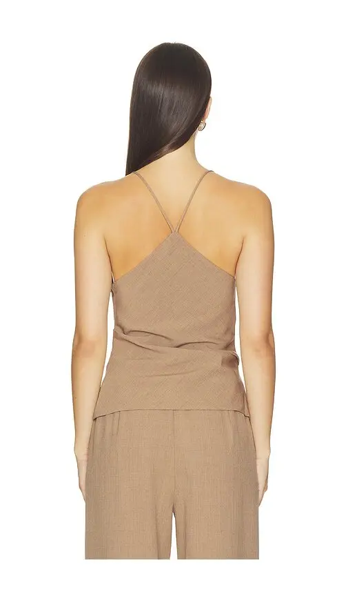 THE SEI Asymmetrical Cowl Neck Top