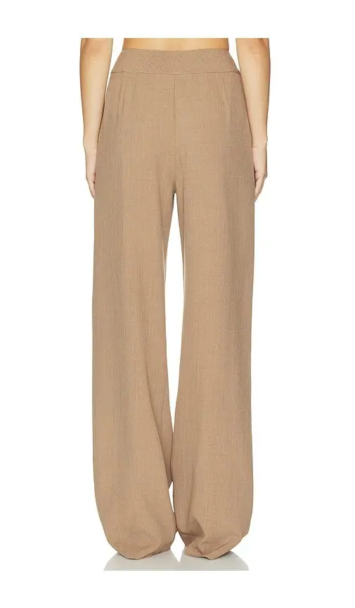 THE SEI Boyfriend Trouser In Brown