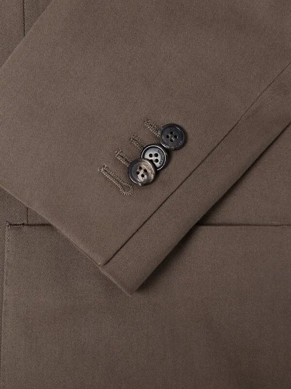 SLOWEAR Stretch-cotton Gabardine Blazer