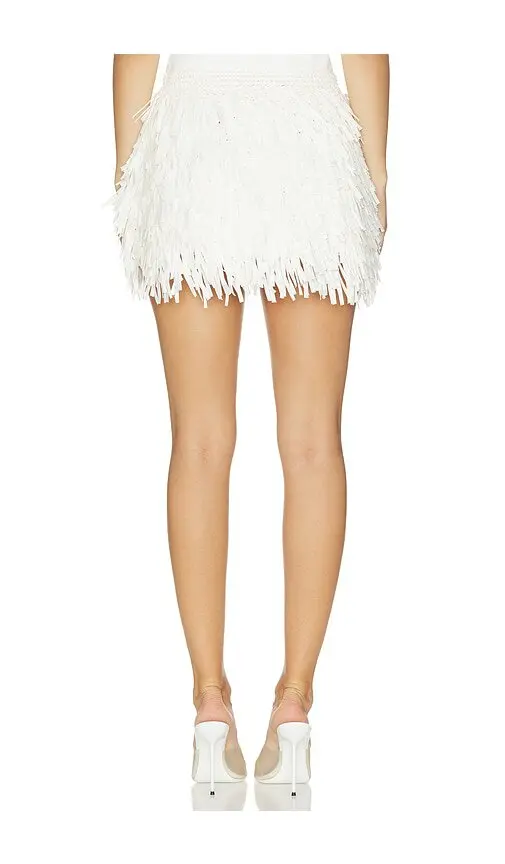 Cult Gaia Darryl Skirt In White