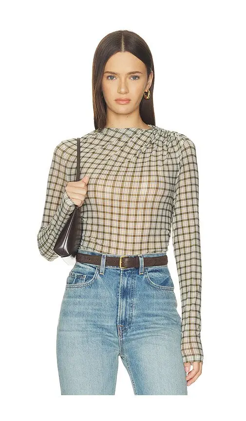 Veronica Beard Nuvina Top In Multi