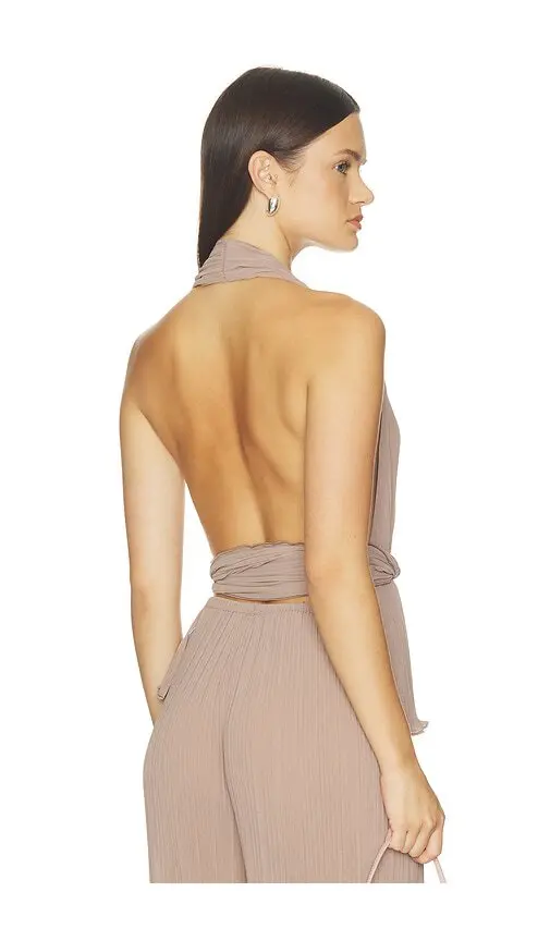 LOVERS AND FRIENDS Delilah Top In Brown