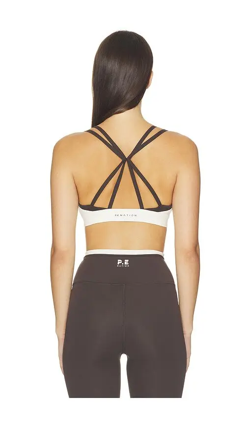 P.E Nation Activate Sports Bra In Beige