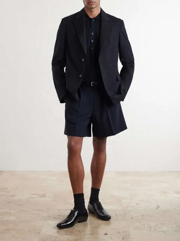 Dries Van Noten Billys Cotton And Wool-blend Canvas Blazer