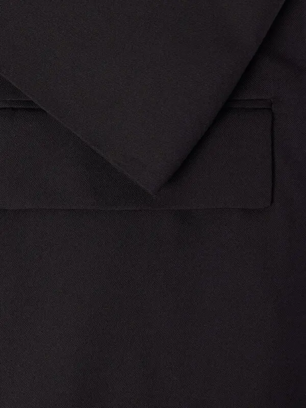 Dries Van Noten Billys Cotton And Wool-blend Canvas Blazer - Black