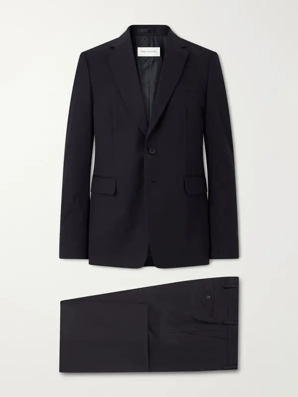 Dries Van Noten Kayno Cotton And Wool-blend Suit