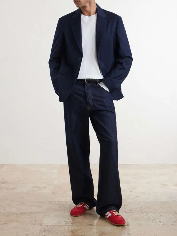 Dries Van Noten Billys Cotton And Wool-blend Canvas Blazer