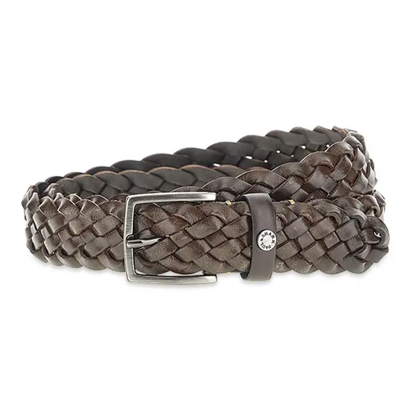 Paul & Shark Braided Leather Belt