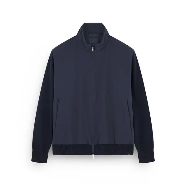 Paul & Shark Hybrid Jacket In Cool Touch Wool And Typhoon® Re-4x4 Stretch