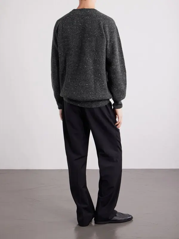 Eleventy Ribbed Wool-blend Sweater