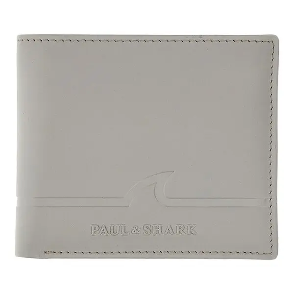 Paul & Shark Shark Fin-embossed Leather Wallet