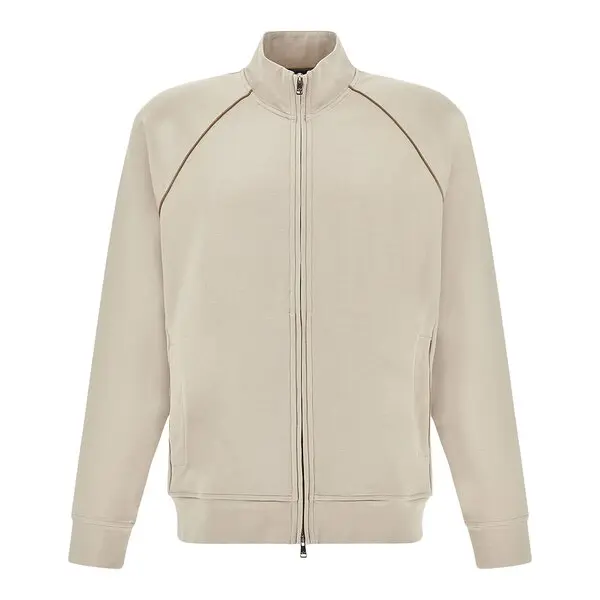 Paul & Shark X‑soft Zip‑up Sweatshirt In Cotton