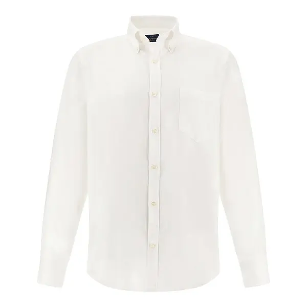 Paul & Shark Soffio Cotton Shirt With Damier Pattern
