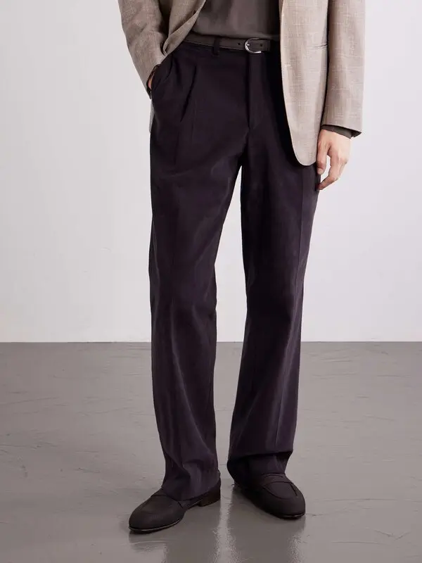Brioni Nubuck Penny Loafers