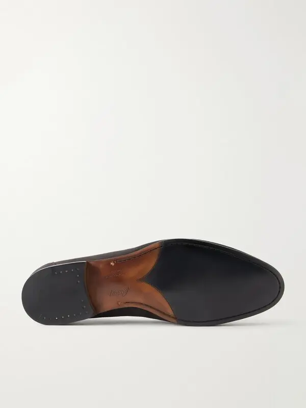 Brioni Nubuck Penny Loafers