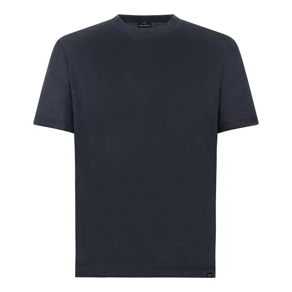 Paul & Shark Pure Linen Jersey T-shirt - Dama Blue