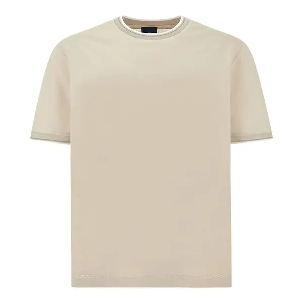Paul & Shark Double Mercerised Cotton Jersey T-shirt - Beige