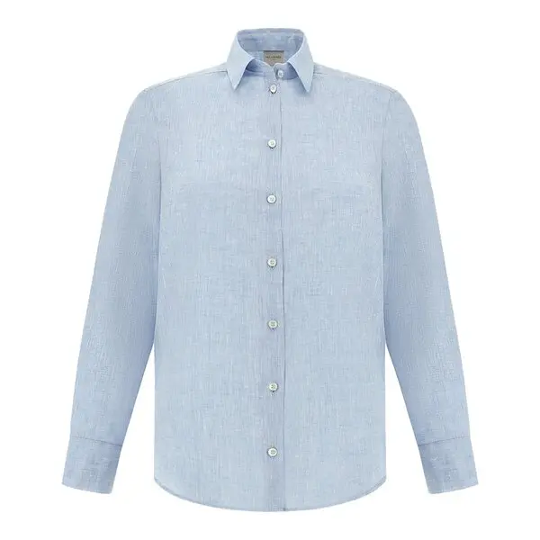 Paul & Shark Shirt In Soffio Linen