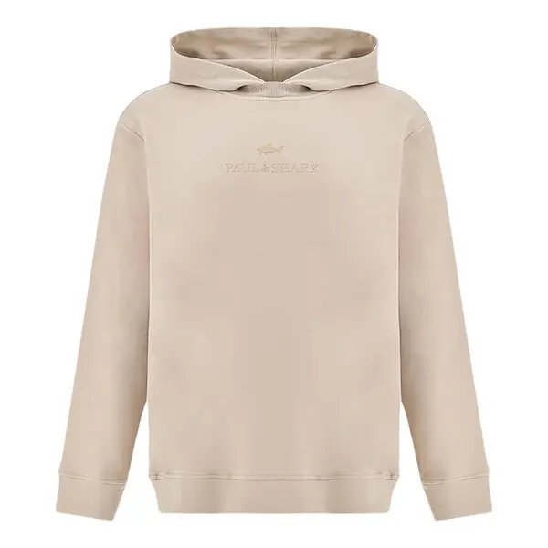 Paul & Shark Hoodie In Active Fleece Cotton