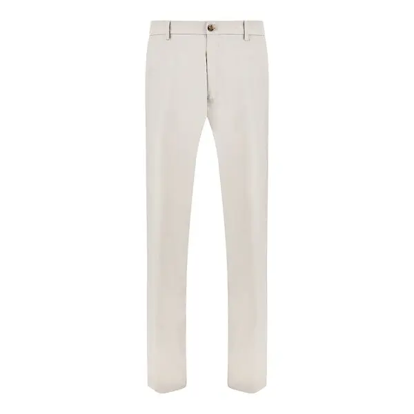 Paul & Shark Wide-leg Stretch Cotton Trousers With Pleats