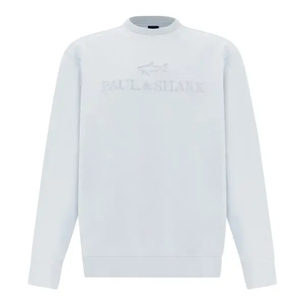Paul & Shark X‑soft Sweatshirt In Active Fleece Cotton With Logo Embroidery