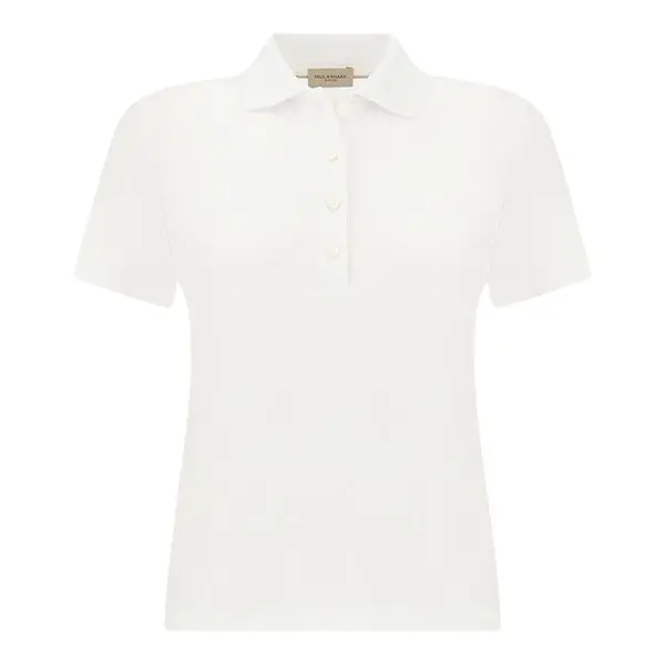 Paul & Shark Supima® Extra Fine Cotton Polo Shirt - White
