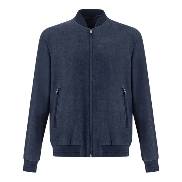 Paul & Shark Bomber Jacket In Jersely