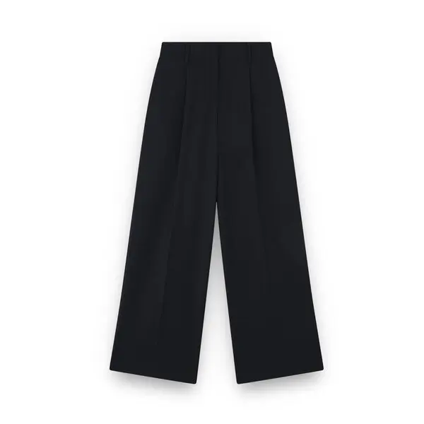 Paul & Shark Wool Stretch Wide Leg Trousers