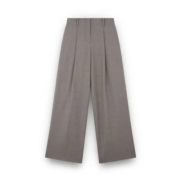 Paul & Shark Wool Stretch Wide Leg Trousers