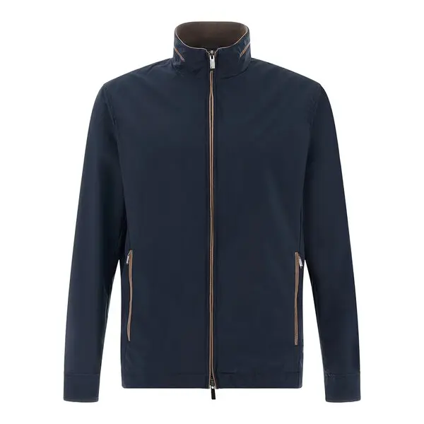 Paul & Shark Typhoon® Platinum Jacket With Alcantara® Details