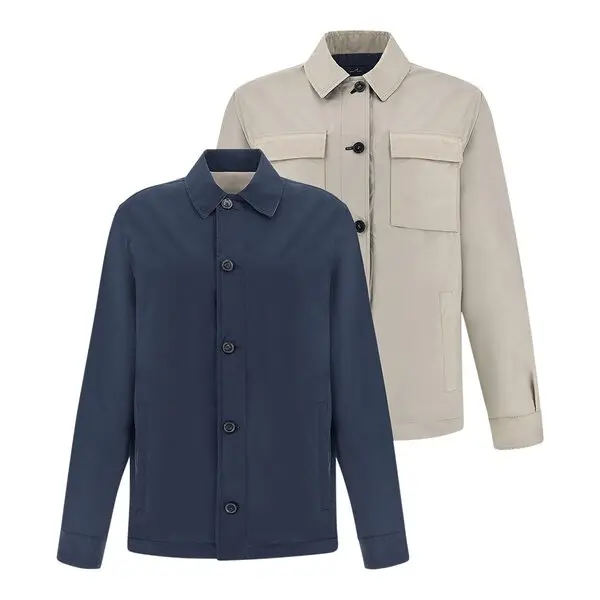 Paul & Shark Reversible Overshirt Typhoon® Platinum