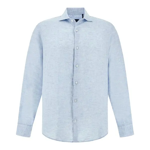 Paul & Shark Soffio Linen Shirt - Light Blue