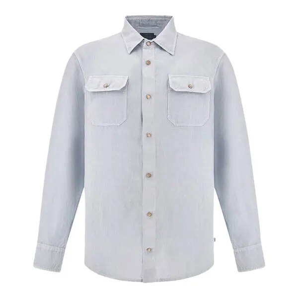Paul & Shark Garment Dyed Linen Overshirt