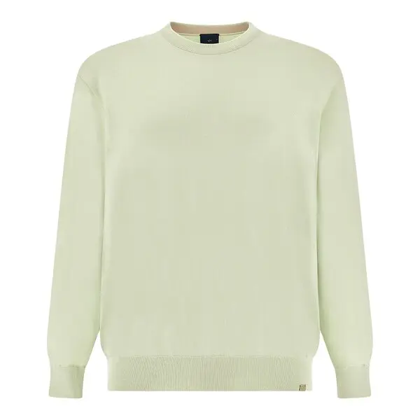 Paul & Shark Piuma Cotton Crewneck Sweater - Meadow Mist