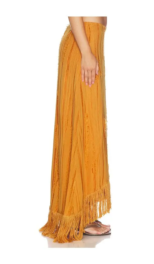 YELLOW THE LABEL Lennie Fringe Skirt