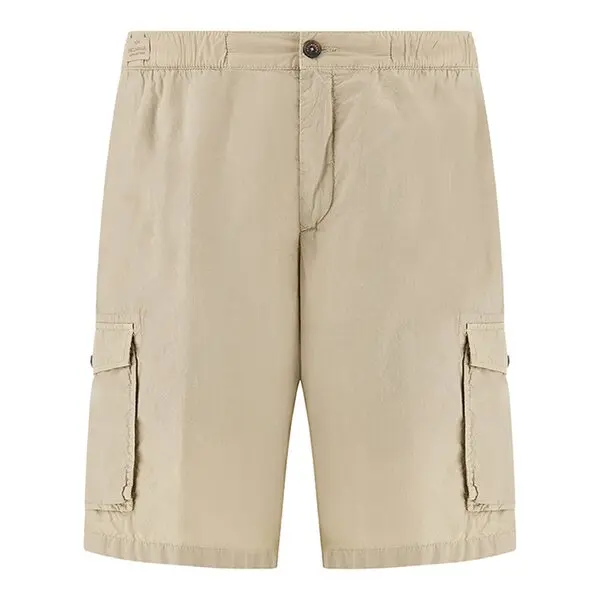 Paul & Shark Cargo Bermuda In Ultralight Poplin Cotton