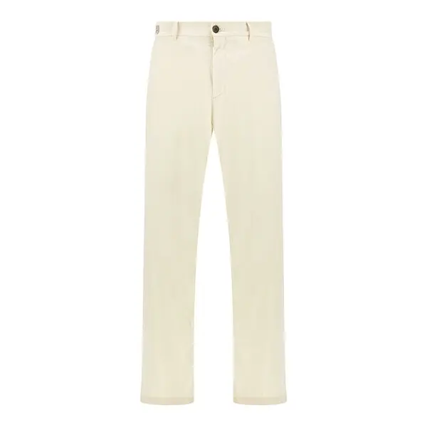Paul & Shark Silk And Stretch Cotton Chino Pants