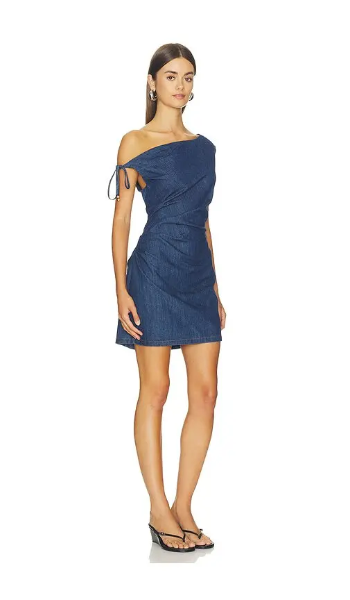 Line & Dot Abo Mini Dress