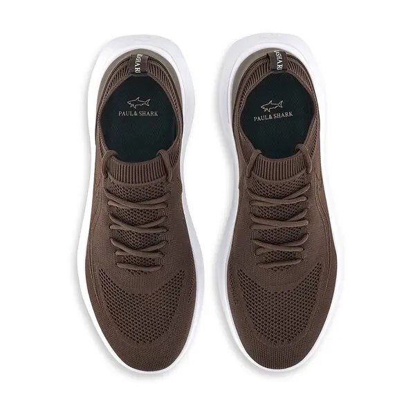 Paul & Shark Aqua Slip-on Sneakers - Coffee
