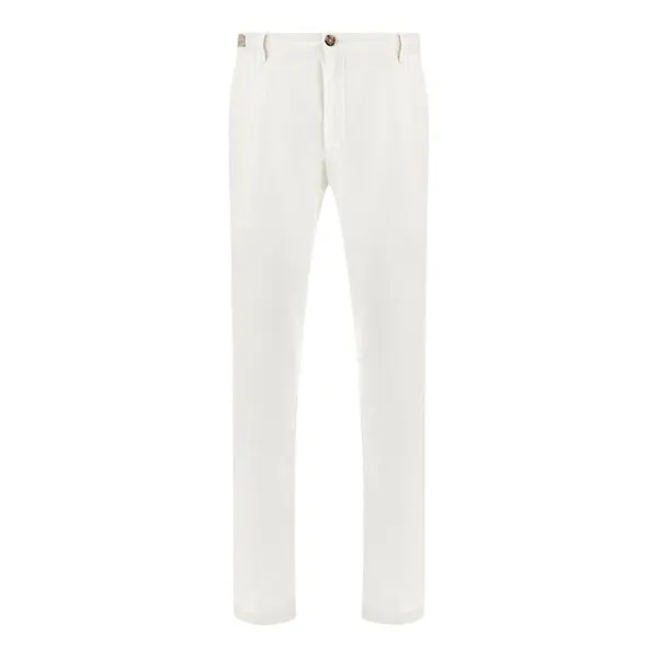Paul & Shark Linen Chino Pants With Drawstring