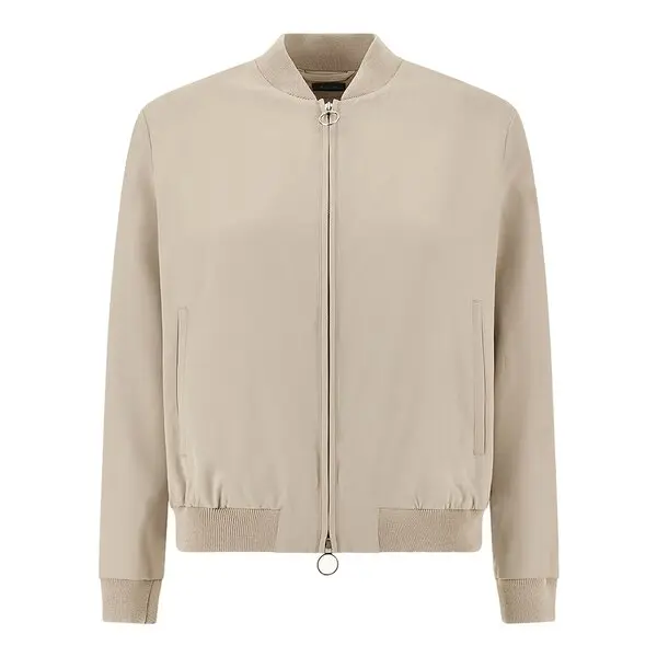 Paul & Shark Bomber In Mulberry Silk