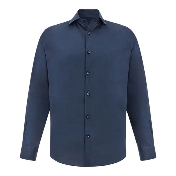 Paul & Shark Garment‑dyed Cotton Voile Shirt